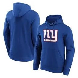 Kapuzenpullover Fanatics "Fanatics Hoodie New York Giants Primary Logo Graphic", Damen, Gr. L, blau, 80% Baumwolle, 20% Polyester, Pullover Kapuzenpullover