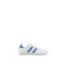 Armani Exchange Low-Top Sneaker - Sporty White Leather Sneakers - Gr. 45 (EU) - in Wei&szlig; - f&uuml;r Damen