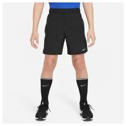 Trainingsshorts Nike "B NK DF CHALLENGER SHORT", Jungen, Gr. XS (116/122), N-Gr, schwarz, schwarz, reflective silv, Obermaterial: 100% Polyester, Hosen