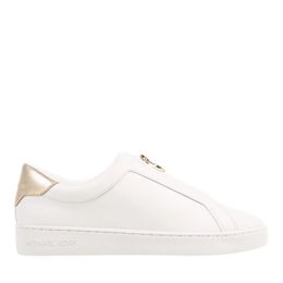 Michael Kors Slipper & Pantoletten - Keaton Zip Slip On - Gr. 41 (EU) - in Wei&szlig; - f&uuml;r Damen