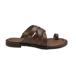 Michael Kors Sandalen - Brown Low Shoes With Crisscross Straps - Gr. 9 - in Braun - f&uuml;r Damen