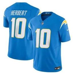 Footballtrikot Nike "Nike Trikot Los Angeles Chargers NFL Limited Jersey Herbert 10", Herren, Gr. L, blau (mehrfarbig), 100% Polyester, Trikots