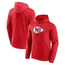 Kapuzenpullover Fanatics "Fanatics Hoodie Kansas City Chiefs Primary Logo Graphic", Damen, Gr. L, rot, 80% Baumwolle, 20% Polyester, Pullover Kapuzenpullover