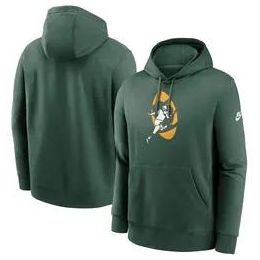 Kapuzenpullover Nike "Nike Hoodie Green Bay Packers Nike Club Fleece", Damen, Gr. L, gr&uuml;n, 80% Baumwolle, 20% Polyester, Pullover Kapuzenpullover