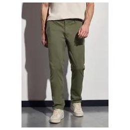 Chinohose Street One MEN, Herren, Gr. 38, L&auml;nge 32, hunter gr&uuml;n, Web, 98% Baumwolle, 2% Elasthan, unifarben, regular fit lang, Hosen Chinohose, aus Baumwolle mit Stretchanteil