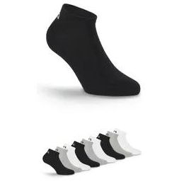 Sneakersocken Fila "UNISEX INVISIBLE PLAIN SOCKS", Damen, Gr. 39-42, schwarz-wei&szlig; (classic), Baumwollmischung, unifarben, normal, Socken Sneakersocken, mit Logo-Schriftzug