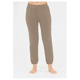 ENDURANCE ATHLECIA Sweathose ATHLECIA "Jillnana V2", Damen, Gr. 42, EURO-Gr&ouml;&szlig;en, khaki, 51% Polyester, 44% Modal, 5% Elasthan, unifarben, lang, Hosen Sweathose, aus angenehm weichem Material
