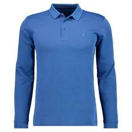 Poloshirt Ragman, Herren, Gr. 3XL, blau (blau, melange, 765), Baumwollmischung, regular fit, ohne Ausschnitt, Shirts
