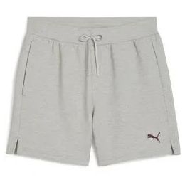 Trainingsshorts Puma "CLOUDSPUN Trainingsshorts Herren", Damen, Gr. M, Normalgr&ouml;&szlig;en, grau (light gray heather), Obermaterial: 78% Polyester, 6% Elasthan, 16% Lyocell. Taschenfutter: 100% Polyester, Hosen