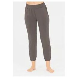 ENDURANCE ATHLECIA Sweathose ATHLECIA "Jillnana V2", Damen, Gr. 40, EURO-Gr&ouml;&szlig;en, dunkelgrau, schwarz, 51% Polyester, 44% Modal, 5% Elasthan, unifarben, lang, Hosen Sweathose, aus angenehm weichem Material