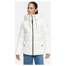 Winterjacke Marikoo "Kuscheltatze", Damen, Gr. S, sanftes wei&szlig;, Obermaterial: 100% Polyester; Futter: 100% Polyester; Wattierung: 100% Polyester; &Auml;rmelfutter: 100% Polyester, Jacken Winterjacke, mit w&auml;rmendem Innenfutter und extra hohem Kragen