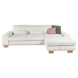 Ecksofa, grau (anthrazit), SET ONE BY Musterring, Sofas, B/H/T: 307cm x 86cm x 195cm, Cord, Ottomane rechts, Sitzh&ouml;he 49cm,Sitztiefenverstellung im 3-Sitzer,Kopfteilverstellung,ohne Bettfunktion,ohne Bettkasten, 88% Polyester;12% Polyamid, Ecksofa, whlw. mit Funktion, Kaltschaum, in Cord, anthrazit, Sitzh&ouml;he 49, B:307cm H:86cm T:195cm