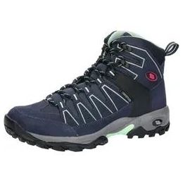 Br&uuml;tting Outdoorschuh BR&Uuml;TTING "Outdoorstiefel Mount Pinos High", Damen, Gr. 36, blau, Leder, Schuhe Outdoorschuh