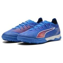 Fu&szlig;ballschuh Puma "ULTRA 6 PRO CAGE TT Fu&szlig;ballschuhe Erwachsene", Herren, Gr. 40.5, wei&szlig; (ultra blau wei&szlig; glowing rot), Obermaterial: Textil, Synthetik. Futter: Textil, Synthetik. Innensohle: Textil. Laufsohle: Gummi, Schuhe Fu&szlig;ballschuh