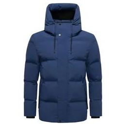 Steppjacke STONE HARBOUR "Taviaan XX", Herren, Gr. M (50), blau (navy), Obermaterial: 100% Polyester. Innenfutter: 100% Polyester. Wattierung: 100% Polyester. &Auml;rmelfutter: 100% Polyester, gerade Po-bedeckend, hoch geschlossener Ausschnitt, eng B&uuml;ndchen, Jacken Steppjacke, Gesteppte Herren Jacke mit Kapuze