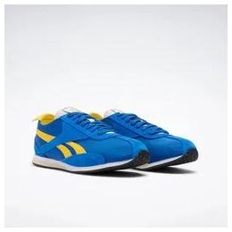Sneaker Reebok CLASSIC "R400", Herren, Gr. 38,5, vector blau, optimum blau, golden haze, Leder, Synthetik, Textil, Schuhe Sneaker