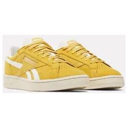 Sneaker Reebok CLASSIC "CLUB C GROUNDS UK", Herren, Gr. 41, gritgold, paperwei&szlig;, chalk, Leder, Synthetik, Schuhe Sneaker