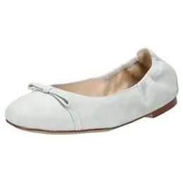 H&ouml;gl Ballerina H&Ouml;GL "H&ouml;gl Ballerinas Leder", Damen, Gr. 38, hellblau, Leder, Schuhe Ballerina
