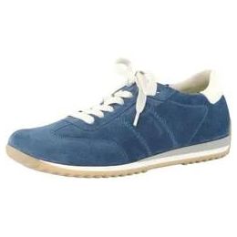 Sneaker Paul Green "Paul Green Sneaker Veloursleder", Herren, Gr. 39, blau, beige, Veloursleder, Schuhe Sneaker