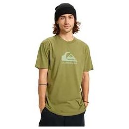 T-Shirt Quiksilver "Ev Comp Logo", Herren, Gr. L, gr&uuml;n (loden gr&uuml;n), Obermaterial: 70% Walkfrottier, 30% Walkfrottier;, Shirts T-Shirt