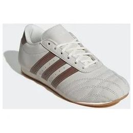 Sneaker Adidas ORIGINALS "Adidas TAEKWONDO SCHN&Uuml;R", Damen, Gr. 41, wei&szlig; (sanftes wei&szlig;, preloved braun, gum 3), Leder, Synthetik, Schuhe Sneaker