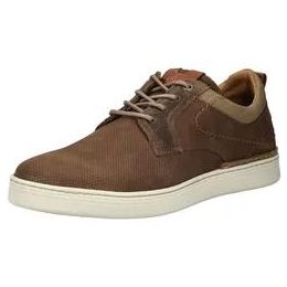 Sneaker Bullboxer "Bullboxer Sneaker Veloursleder", Herren, Gr. 42, braun (dunkelbraun), Veloursleder, Schuhe Sneaker
