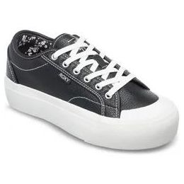 Sneaker Roxy "Cruizer Lx", Damen, Gr. 7(37), schwarz-wei&szlig; (schwarz, wei&szlig;), Obermaterial:Obermaterial: 96% Walkfrottier / Leinen / Microfaser, 2% Walkfrottier / 2% Metall, Futter: 100% Textil, Laufsohle: 100% Gummi;, Schuhe Sneaker