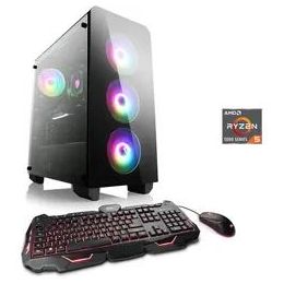 CSL Gaming-PC "Theseus V24593", schwarz, Microsoft Windows 11 Home (64 Bit), 64 GB RAM 2.000 GB SSD, Desktop-PCs