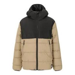 Outdoorjacke WHISTLER "Sareto", Kinder, Gr. 164, beige, schwarz, 100% Polyester, mehrfarbig, normal, ohne Ausschnitt, Jacken Outdoorjacke, mit wasserabweisender Membran und warmem Polster