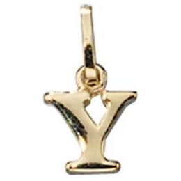 Buchstabenanh&auml;nger Jobo "Anh&auml;nger Buchstabe", gelbgold 333, Schmuckanh&auml;nger, Damen, Y, Gelbgold 333, 333 Gold