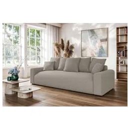 Big-Sofa Home Affaire "LAKESIDE klein 3-Sitzer Schlafsofa mit Bettkasten, Breite 238 cm", beige, B:238cm H:85cm T:98cm, 100% Polyester, Sofas, Big-Sofa, Liegefl&auml;che 149x195 cm, hoher Sitzkomfort, Ma&szlig;e B/T/H: 238/98/85cm