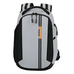 Freizeitrucksack Samsonite "ACTIVE ROAD", Gr. B/H/T: 21cm x 39cm x 13,5cm, grau, Textil, Rucks&auml;cke Freizeitrucksack
