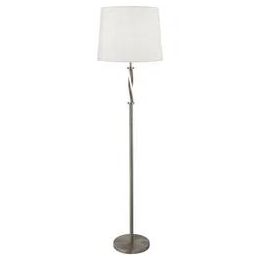 Searchlight Stehlampe "Vegas Floor Lamp", silber (satin, silber, wei&szlig; und elfenbein, hessisch), 1, &Oslash; 39cm H: 152cm, 1 Stk., Leuchten, Stehlampe