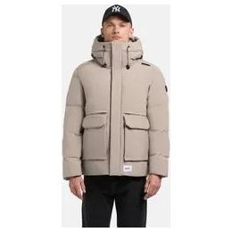 Winterjacke Khujo "Dave", Herren, Gr. M (50), beige, Obermaterial: 100% Polyester. Futter: 100% Polyester. Wattierung: 100% Polyester, gerade h&uuml;ftbedeckend, &Auml;rmel ohne &Auml;rmelschlitz normaler Saum, Jacken Winterjacke, Warme Herren Outdoorjacke mit Rucksacktr&auml;gern innen