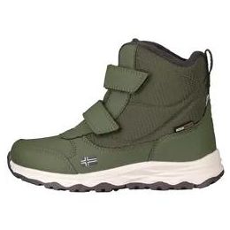 Winterstiefel Trollkids "KIDS HAFJELL WINTER BOOTS", M&auml;dchen, Gr. 33, gr&uuml;n (moss), Synthetik, mehrfarbig, Schuhe Winterstiefel, Snowboots, Winterstiefel, Winterschuhe, f&uuml;r Kinder, wasserdicht