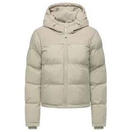 Steppjacke Ragwear "Amazze", Damen, Gr. S (36), beige, Obermaterial: 100% Polyester. Obermaterial Einsatz: 100% Baumwolle. Innenfutter: 100% Polyester. Wattierung: 100% Polyester, gerade h&uuml;ftlang, hoch geschlossener Ausschnitt, &Auml;rmel ohne &Auml;rmelschlitz Rippstrickb&uuml;ndchen, Jacken Steppjacke, Stylische warme Damen Jacke f&uuml;r den Winter
