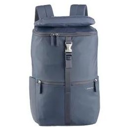 Laptoprucksack Samsonite "MOVE JOURNEY", Damen, Gr. B/H/T: 28cm x 43cm x 15cm, graublau, Nylon, Polyester, Rucks&auml;cke Laptoprucksack, Travelrucksack, Reiserucksack mit zwei Seitentaschen