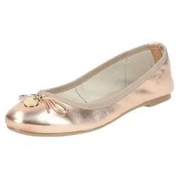 Ballerina Scapa "Scapa Ballerinas Leder", Damen, Gr. 37, rosa, Leder, Schuhe Ballerina