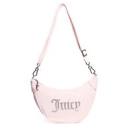 Schultertasche Juicy Couture "KIMBERLY M. HOBO Damen", Damen, Gr. B/H/T: 11cm x 23cm onesize, juicy pink, Polyester, Taschen Schultertasche, Schultertasche Damen, Shopper, Handtasche, Fashion, Lifestyle, Sale