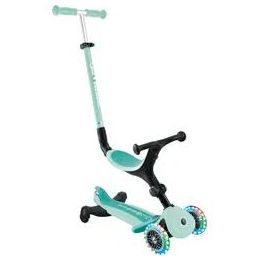 Tretroller Globber "GO-UP ACTIVE LIGHTS 360, mit Leuchtrollen", mint, Roller, KinderB:29cm L:67cm, Aufsitzrad, Laufrad und Scooter, B:29cm L:67cm