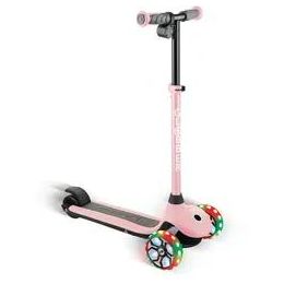 E-Scooter Globber "ONE K E-MOTION 4 PLUS, mit Leuchtrollen", pastellrosa, RollerB:29cm L:62cm, B:29cm L:62cm