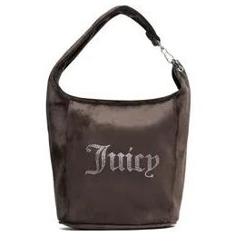 Shopper Juicy Couture "KIMBERLY L. HOBO Damen", Damen, Gr. B/H/T: 20cm x 24cm onesize, java, Polyester, Taschen Shopper, Tragetasche Damen, Shopper, Einkaufstasche, Fashion, Lifestyle, Sale
