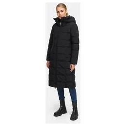 Winterjacke Marikoo "Lanitaa", Damen, Gr. L, schwarz, Obermaterial: 100% Polyester; Futter: 100% Polyester; Wattierung: 100% Polyester; &Auml;rmelfutter: 100% Polyester, Jacken Winterjacke, Steppmantel mit abnehmbarer Kapuze