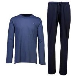 Schlafhose Bison "Pyjamas Comfort Fit", Herren, Gr. M, navy, Obermaterial: 100% Baumwolle, bequem, Hosen Schlafhose