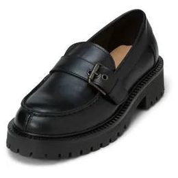 Marc O'Polo Loafer MARC O'POLO "mit robuster Profil-Laufsohle", Damen, Gr. 38, schwarz, Obermaterial: 100% Leder (Rind), unifarben, Schuhe Loafer