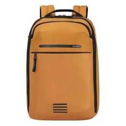 Laptoprucksack Samsonite "MODERNY 15,6 Zoll", Gr. B/H/T: 28cm x 44cm x 18cm, gelb, Textil, Rucks&auml;cke Laptoprucksack, Gesch&auml;ftsrucksack, Freizeitrucksack mit vielen F&auml;chern