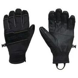 Fleecehandschuhe Quiksilver "Squad Glove", Herren, Gr. L, schwarz, Leder, Handschuhe