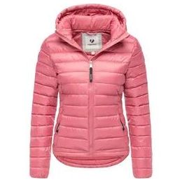 Steppjacke Ragwear "Bobie", Damen, Gr. XL (42), rosa, Obermaterial: 100% Polyester; Innenfutter: 100% Polyester; Wattierung: 100% Polyester, tailliert h&uuml;ftlang, hoch geschlossener Ausschnitt, eng elastischer Bund, Jacken Steppjacke, leichte, gesteppte Damen Jacke mit abnehmbare Kapuze