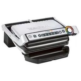 Kontaktgrill Tefal "OptiGrill, 6 automatische Programme, ein manuelles Programm", schwarz, B:37cm H:16,5cm T:34cm, Kontaktgrill_Standgrill_Tischgrill_Teppanyakigrill, sp&uuml;lmaschinengeeignete Platten und Saftauffangbeh&auml;lterGC705D