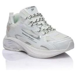 Sneaker Plein Sport "Lo-Top Turnschuhe", Damen, Gr. 40, Normalschaft, 01, wei&szlig;, Schuhe Sneaker